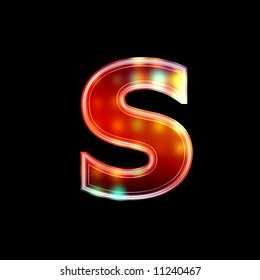 Glow Letter Stock Illustration 11240467 | Shutterstock