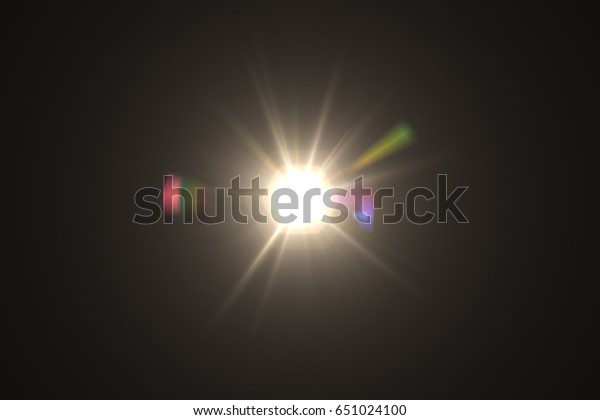 Glowing Highlight Effect On Lens Lens Stock Illustration 651024100 ...