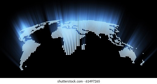60,649 World map glow Images, Stock Photos & Vectors | Shutterstock