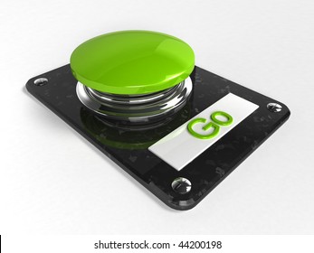 Go Green Button Stock Illustration 44200198 | Shutterstock