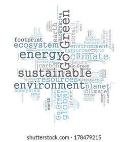 Go Green Word Cloud Stock Illustration 178479215 | Shutterstock