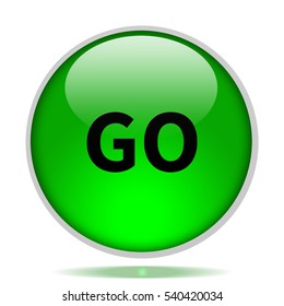 Go Icon Internet Button: Stockillustration 540420034 | Shutterstock