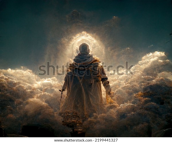 God Heaven God Clouds Stock Illustration 2199441327 | Shutterstock
