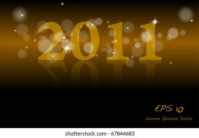 Gold 2011 Background Stock Illustration 67844683 | Shutterstock