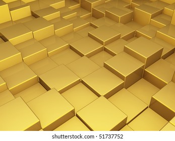 Gold 3d Background: ilustración de stock 51737752 | Shutterstock