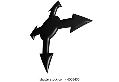 Gold Arrows Button Stock Illustration 4008433 | Shutterstock