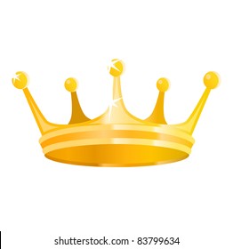 Gold Crown Raster Version Stock Illustration 83799634 | Shutterstock