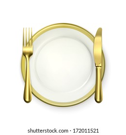 79,831 Gold plate on table Images, Stock Photos & Vectors | Shutterstock
