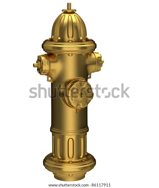 Gold Fire Hydrant Stock Illustration 86117911 | Shutterstock