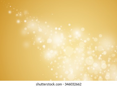 Gold Glitter Sparkle Defocused Rays Lights Stock Illustration 346032662 ...