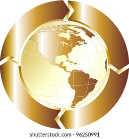 81,016 Gold earth Images, Stock Photos & Vectors | Shutterstock