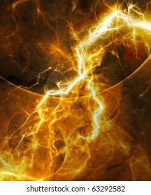 Gold Lightning 스톡 일러스트 63292582 | Shutterstock