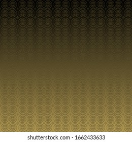 Gold Pattern Illustration Basrelief Effect Repeated Stock Illustration ...