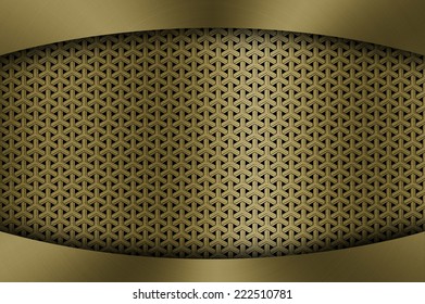 Gold Pattern Plate Background Stock Illustration 222510781 | Shutterstock