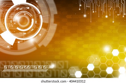 Gold Technology Background Abstract Digital Tech Stock Illustration ...
