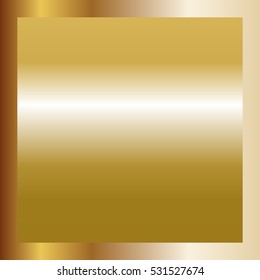 Gold Texture Square Golden Frame Isolated 库存矢量图（免版税）500789155 ...
