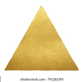 Gold Triangle Pyramid Shape Background Uneven Stock Illustration ...