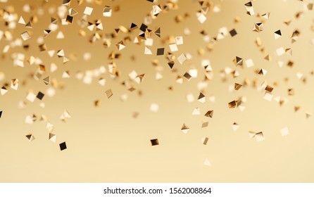 Gold Triangle Shape Falling Background Soft Stock Illustration ...