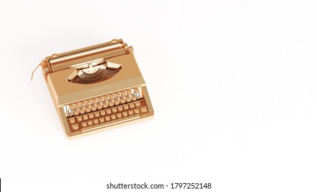 1,199 Gold Typewriter Images, Stock Photos & Vectors | Shutterstock