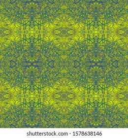 Gold Vintage Repeat Pattern Tile Ornamental Stock Illustration ...