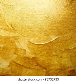 Fancy Gold Background Pattern Flower Design Stock Illustration 230849101