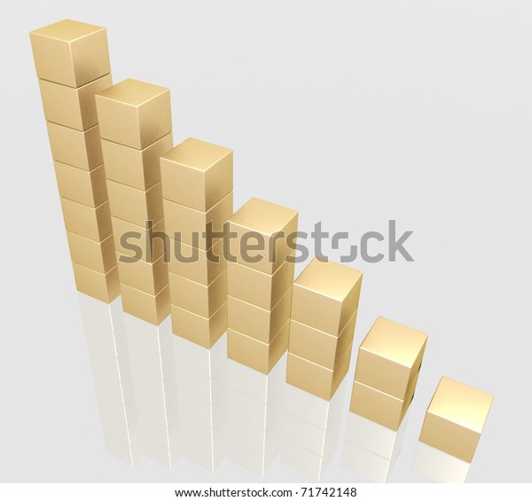 Golden Chart Stock Illustration 71742148 | Shutterstock