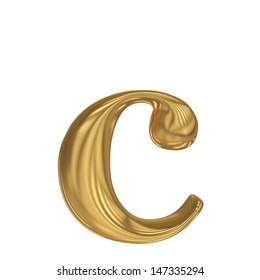 Golden Letter C Gold Solid Alphabet 库存插图 147335294 | Shutterstock