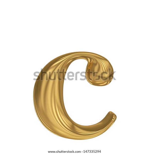 Golden Letter C Gold Solid Alphabet 库存插图 147335294 | Shutterstock