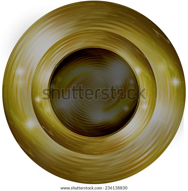 Golden Round Design Elements Stock Illustration 236138830 | Shutterstock