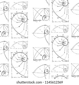 Golden Section Pattern Stock Illustration 1145612369 | Shutterstock