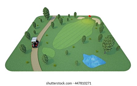 3,077 Golf course 3d Images, Stock Photos & Vectors | Shutterstock