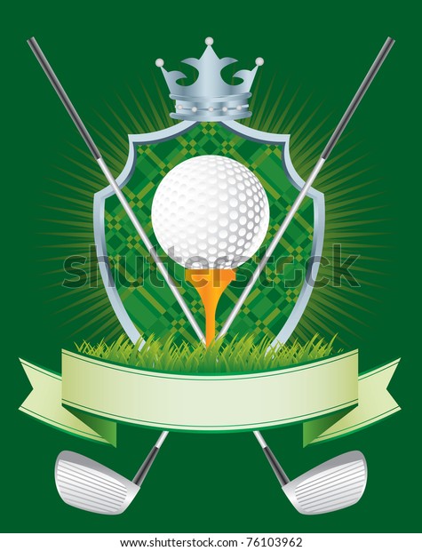Golf Emblem Stock Illustration 76103962