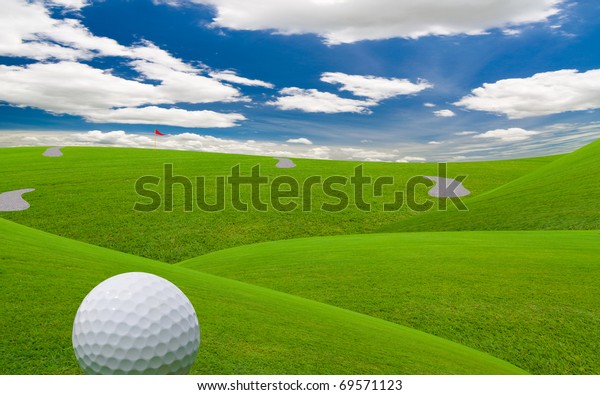 Golf Fairway Stock Illustration 69571123 | Shutterstock