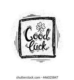 Good Luck Drawing Letters Patterns Stock Illustration 446025847 ...