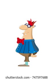 Goofy Looking Guy Stock Illustration 747597688 | Shutterstock