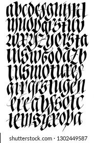 784 Handwrite gothic calligraphy Images, Stock Photos & Vectors ...
