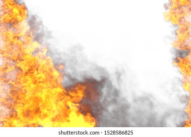 Gothic Hell Frame Isolated On White Stock Illustration 1528586825 ...