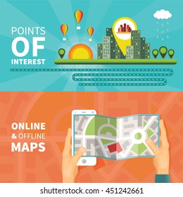 Travel Banners Template Advertising Vector Banners Stock Vector (Royalty Free) 1490233622