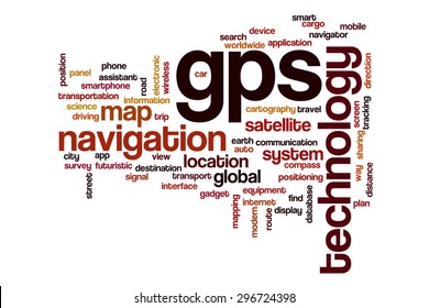 Gps Word Cloud Stock Illustration 296724398 | Shutterstock