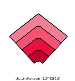 Gradation Art Visual Technique Gradually Transitioning: ภาพประกอบสต็อก ...