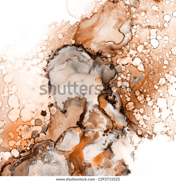 Gradient acrylic abstract background with waves and strokes. Trendy ...