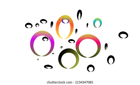 Gradient Color Oval Background Stock Illustration 2134347085 | Shutterstock