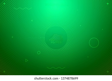 Gradient Particles Abstract Background Green Stock Illustration ...