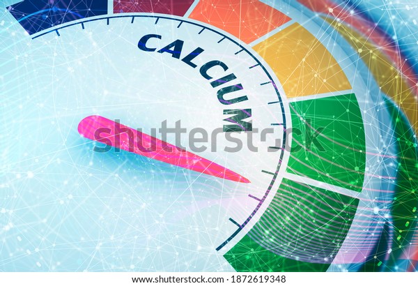 Gradient Scale Calcium Level Measuring Device Stock Illustration ...