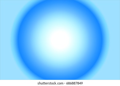 Gradient Shade Blue Circle Background Cool Stock Illustration 686887849