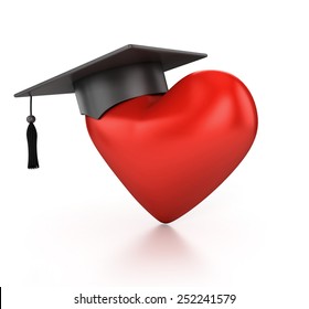 Graduation Cap Heart Stock Illustration 252241579 | Shutterstock
