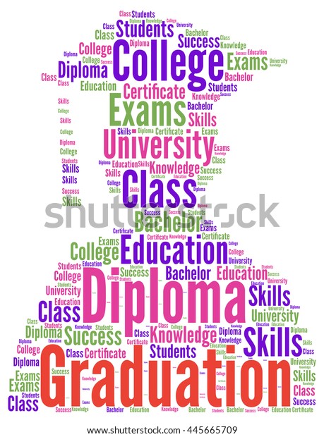 Graduation Word Cloud Concept Stock Illustration 445665709 | Shutterstock
