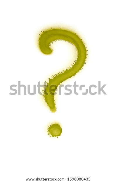 Graffiti Question Mark Sign Sprayed On Stock Illustration 1598080435 ...