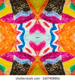 Graffiti Seamless Multicolor Background Simple Border Stock ...
