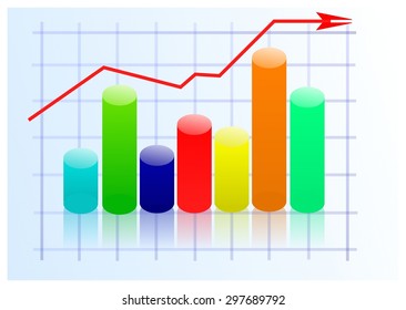 Economic Infographics Bookmarks Growth Funds Stock Vector (Royalty Free ...